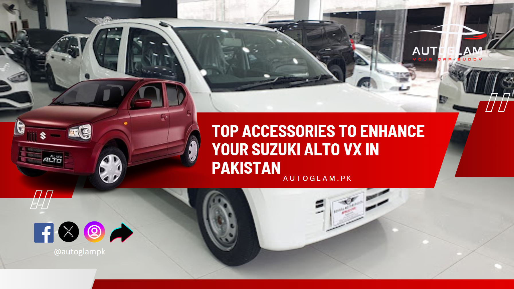 Top Accessories to Enhance Your Suzuki Alto VX in Pakistan - AutoGlam